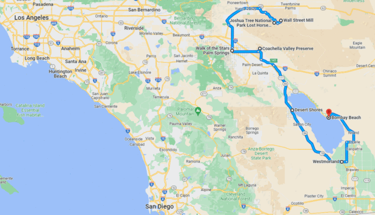 Coachella Valley, California - D2 Detours