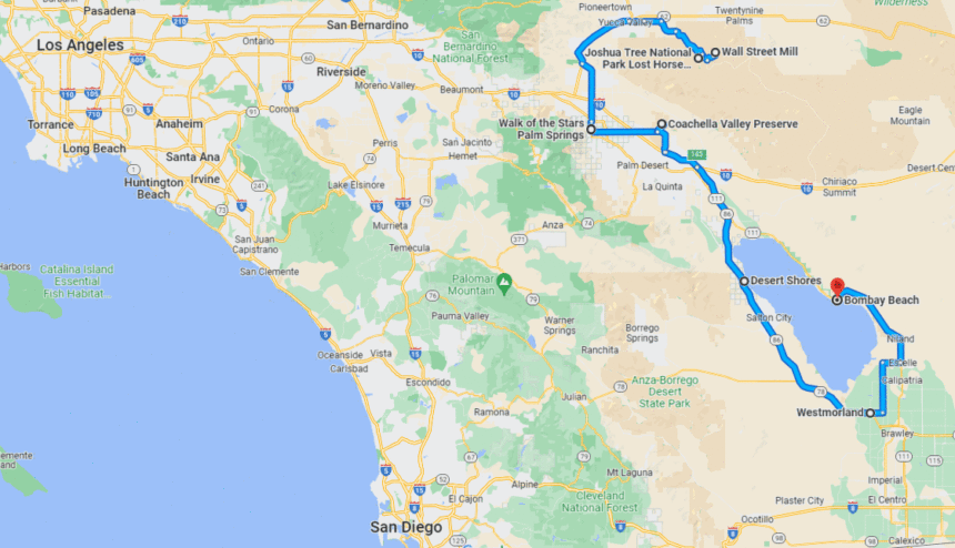 Coachella Valley, California - D2 Detours